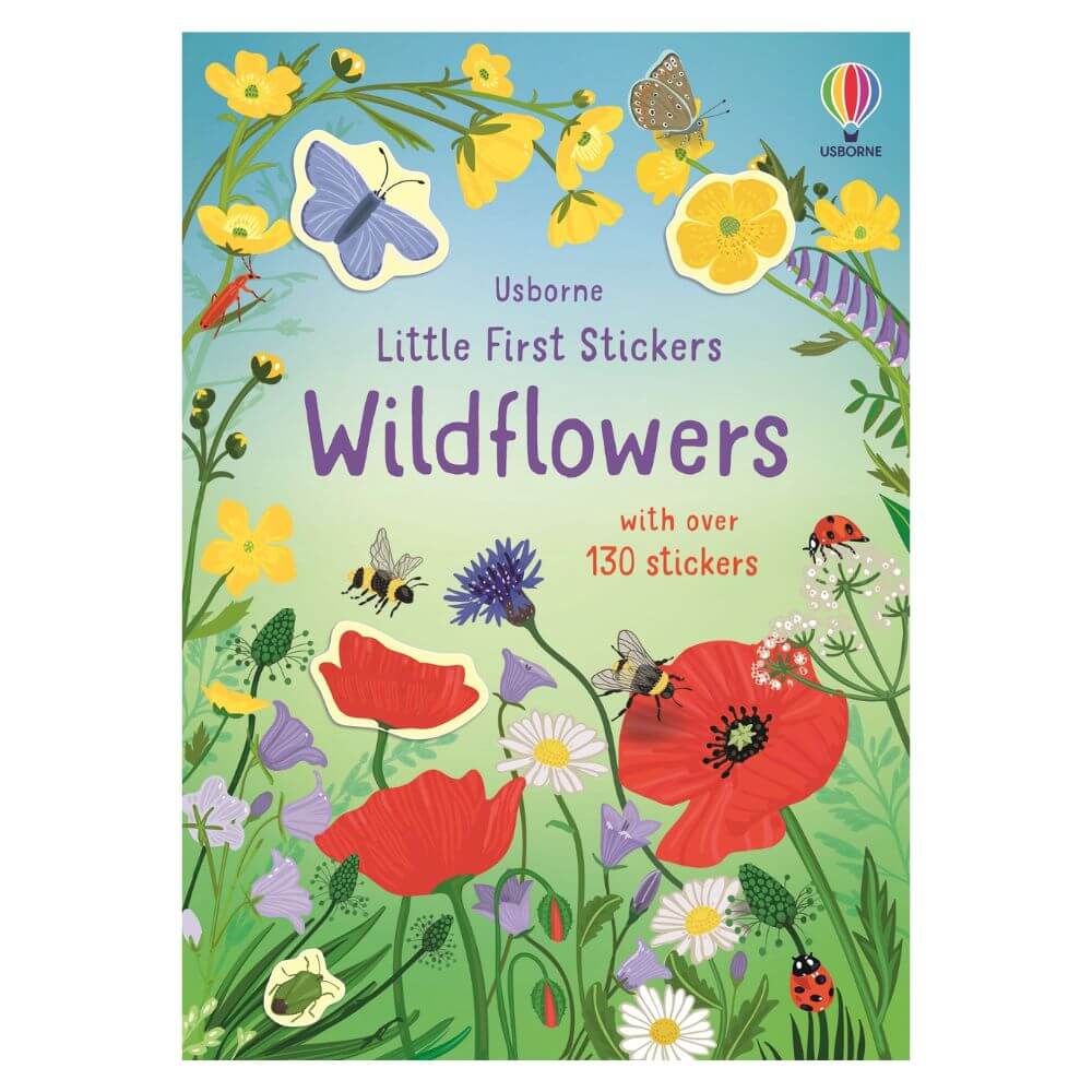 Usborne Little First Stickers Wildflowers | Toys Mornington Peninsula